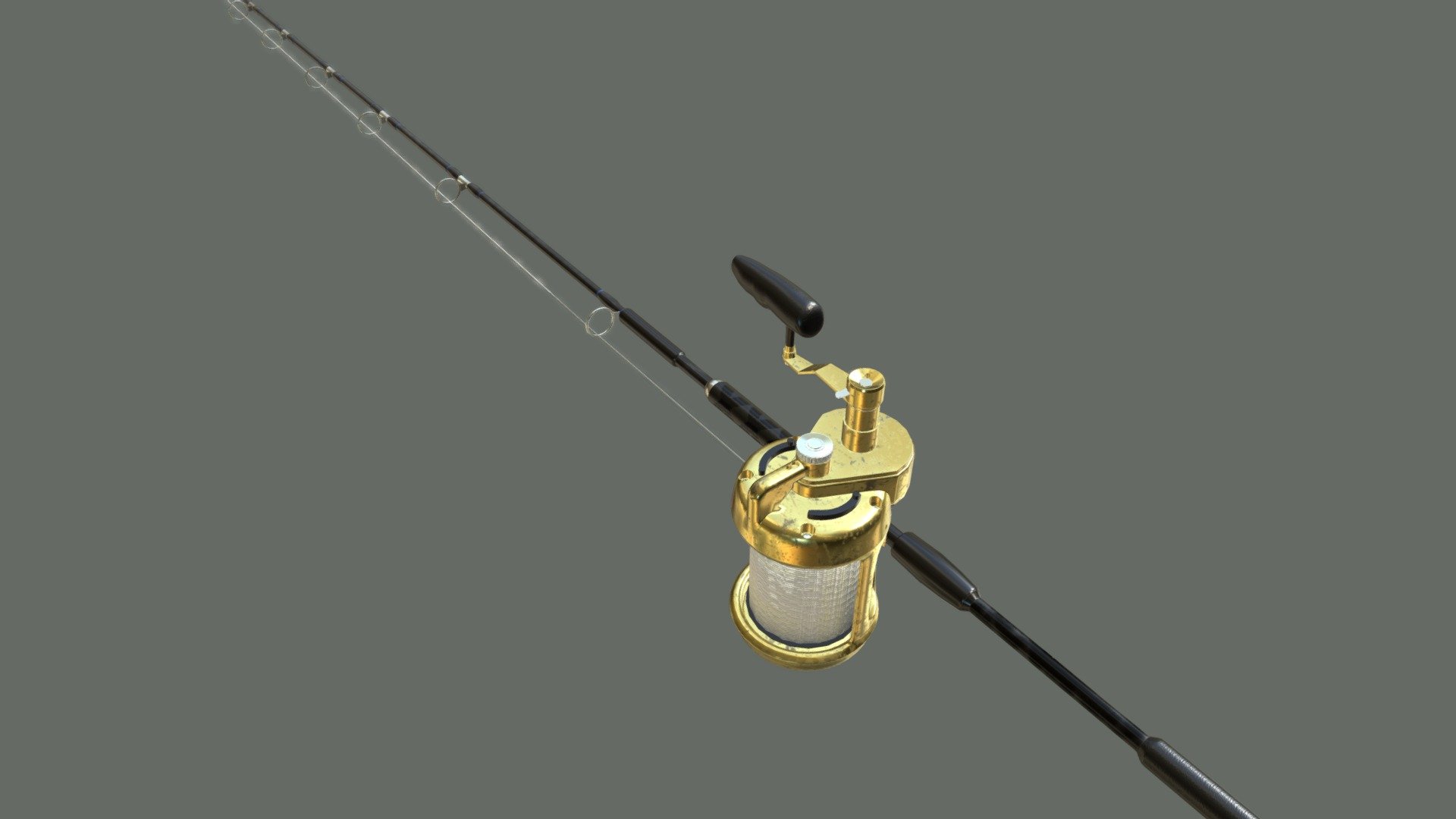 Fishing Rod - Download Free 3D model by EthanPortman [b90dd9d] - Sketchfab
