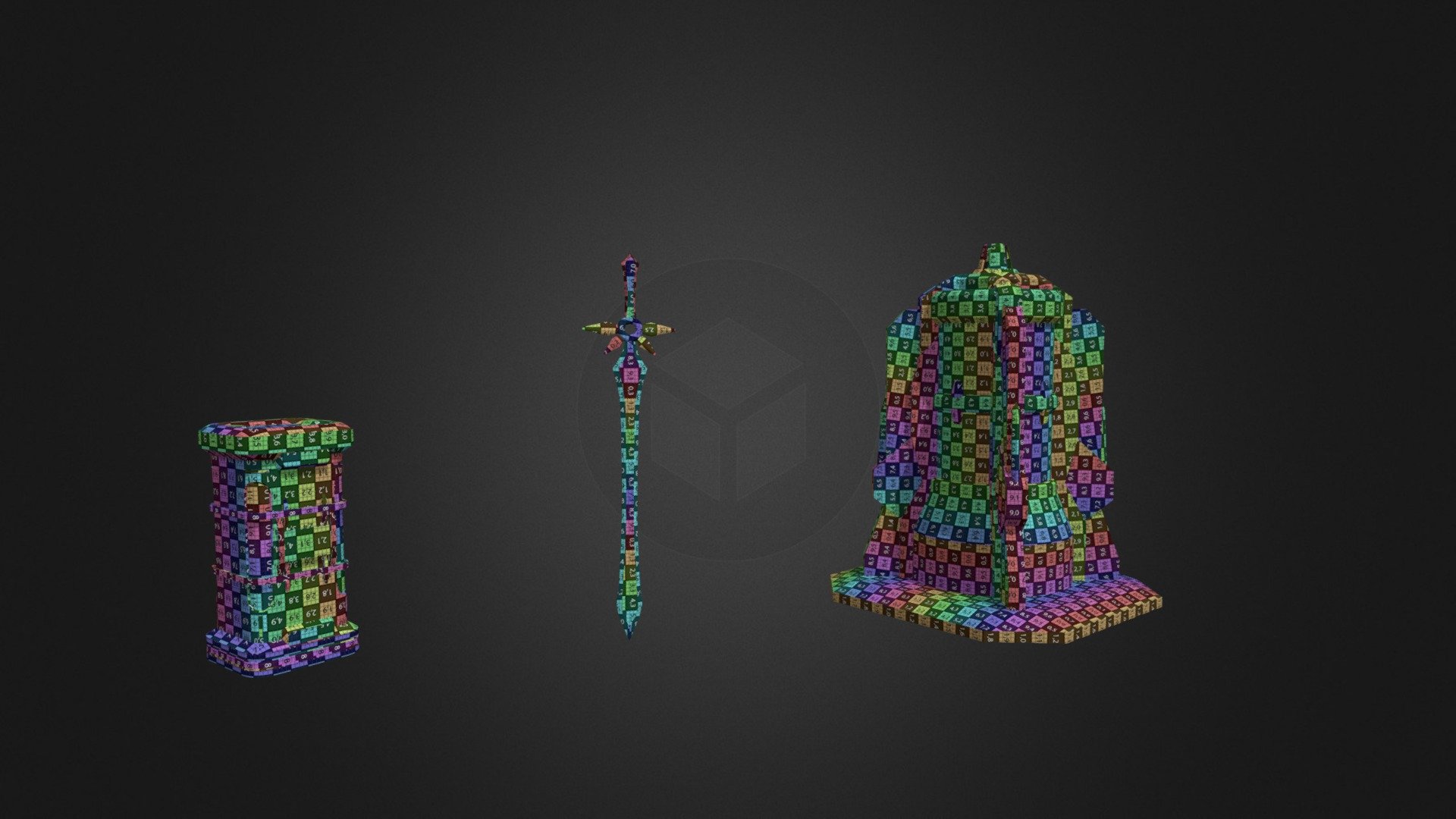 Lowpoly models + UV checker - Download Free 3D model by Tactical_Kredo ...