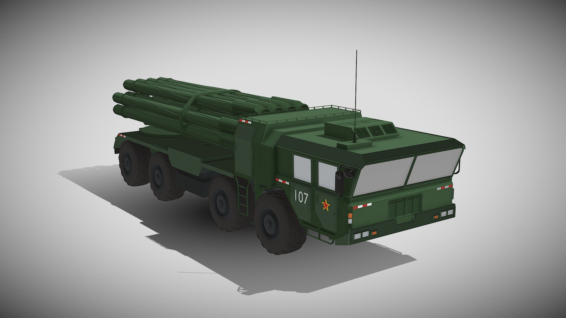 PHL-03 03式远程火箭炮系统 - Download Free 3D model by EXcalibur117 [b90e8fb ...