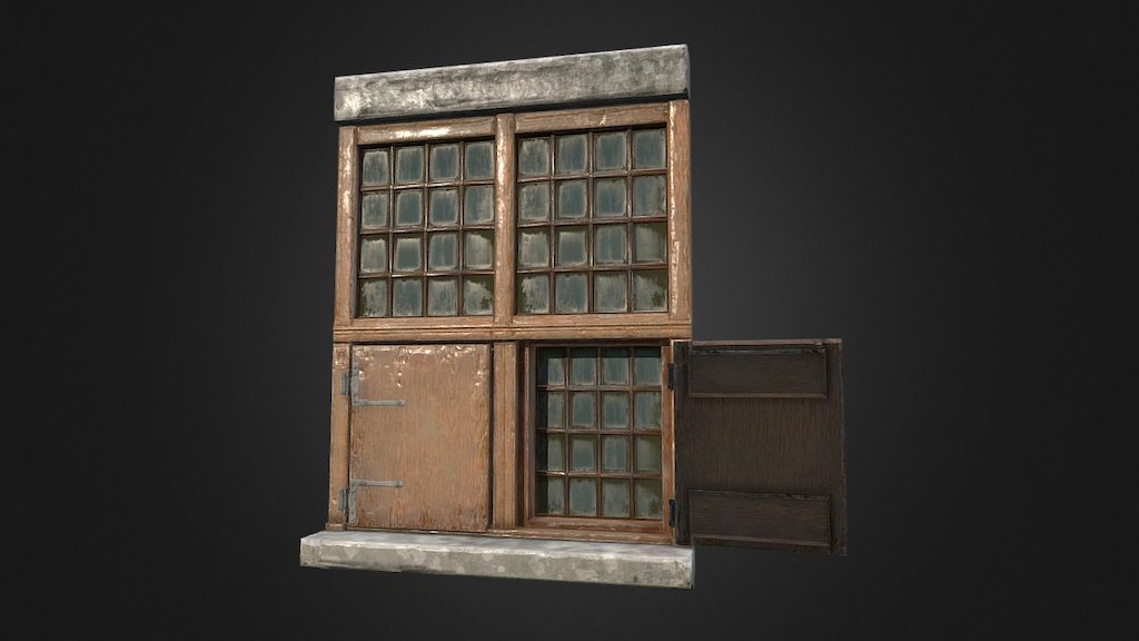 Medieval Window Small - 3D model by 3D MoTex (@goldenagevr) [b90f190 ...