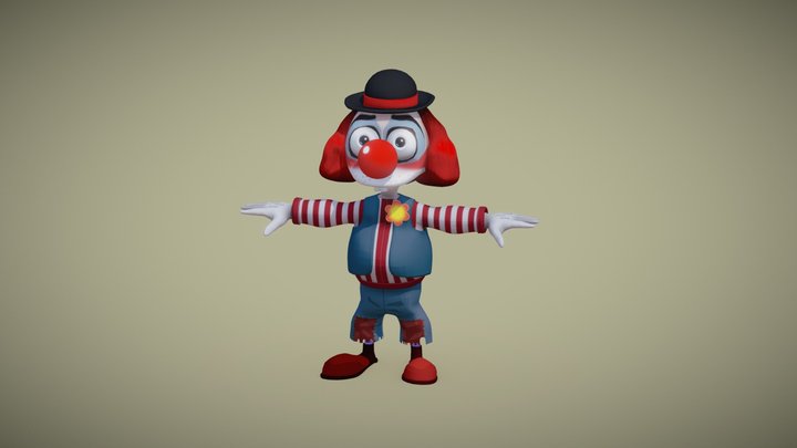 Circus-personage 3D models - Sketchfab