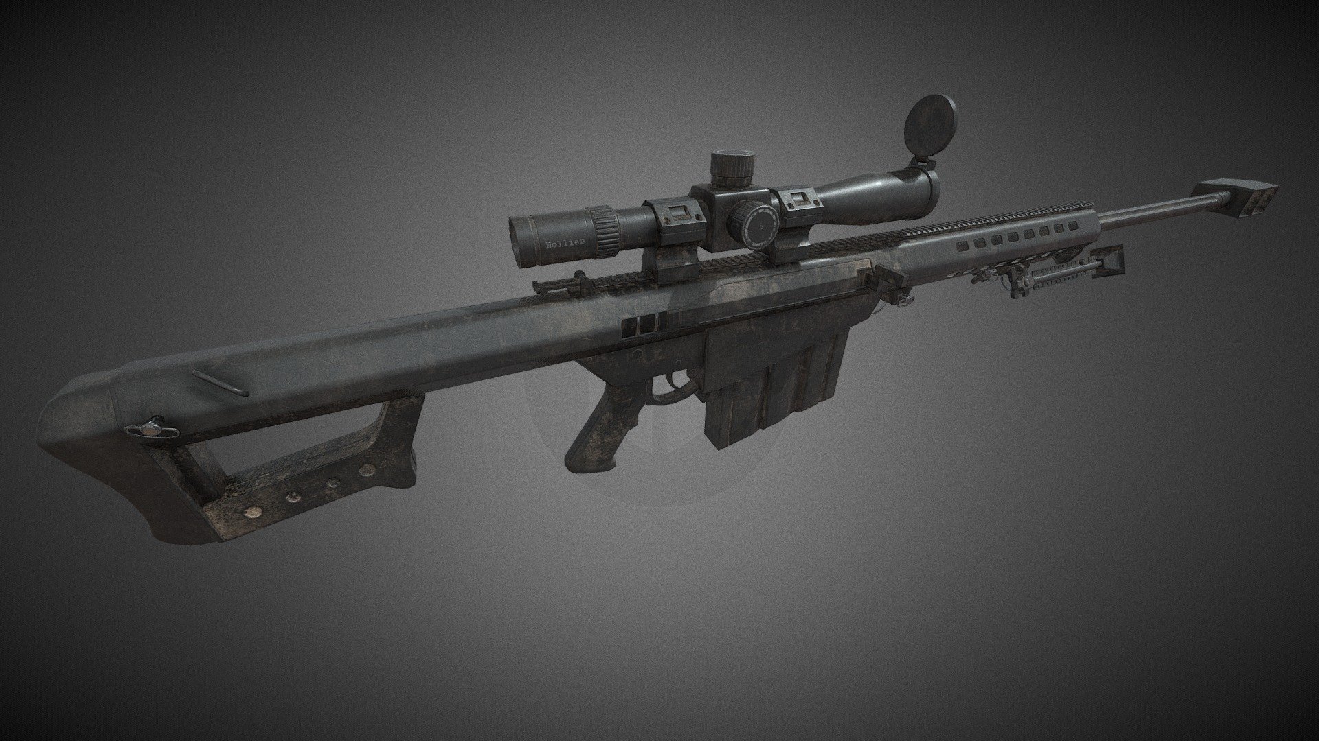 Barrett M82 - 3D model by Nollien [b912b1b] - Sketchfab