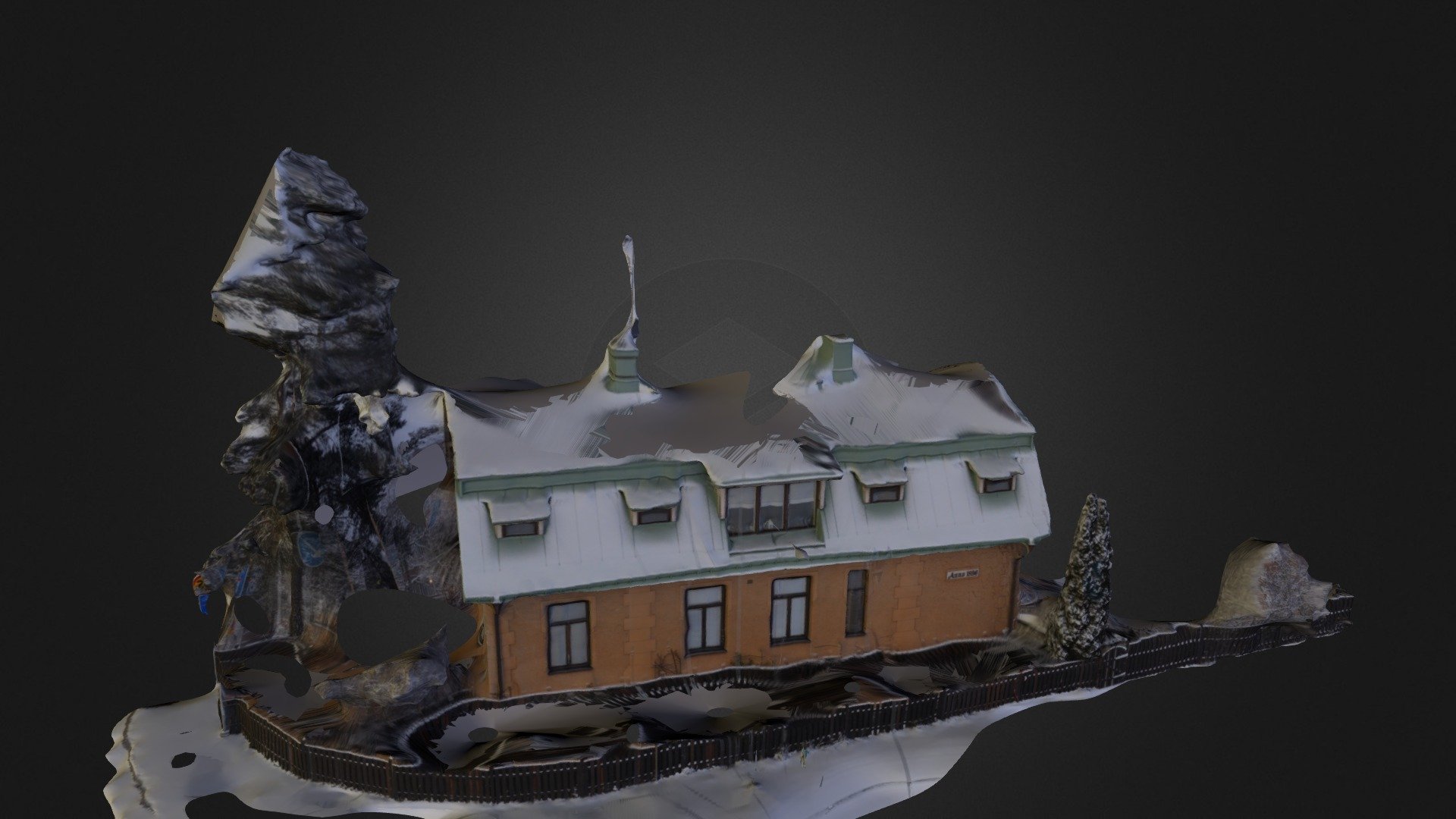 Neighbours house - 3D model by AndrasKis [b914f90] - Sketchfab