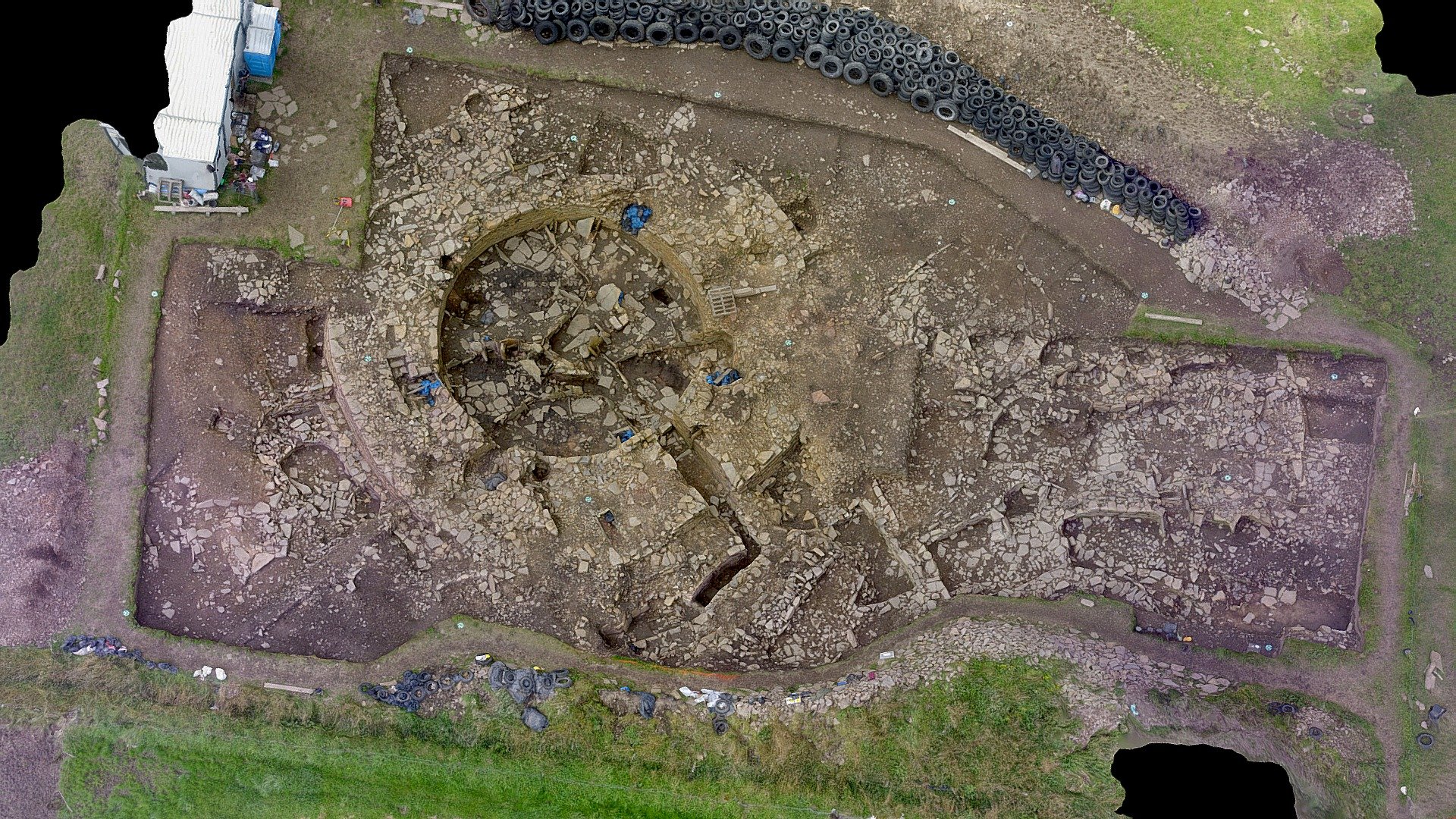 The Cairns Broch Excavation 2019 (initial model) - 3D model by UHI ...