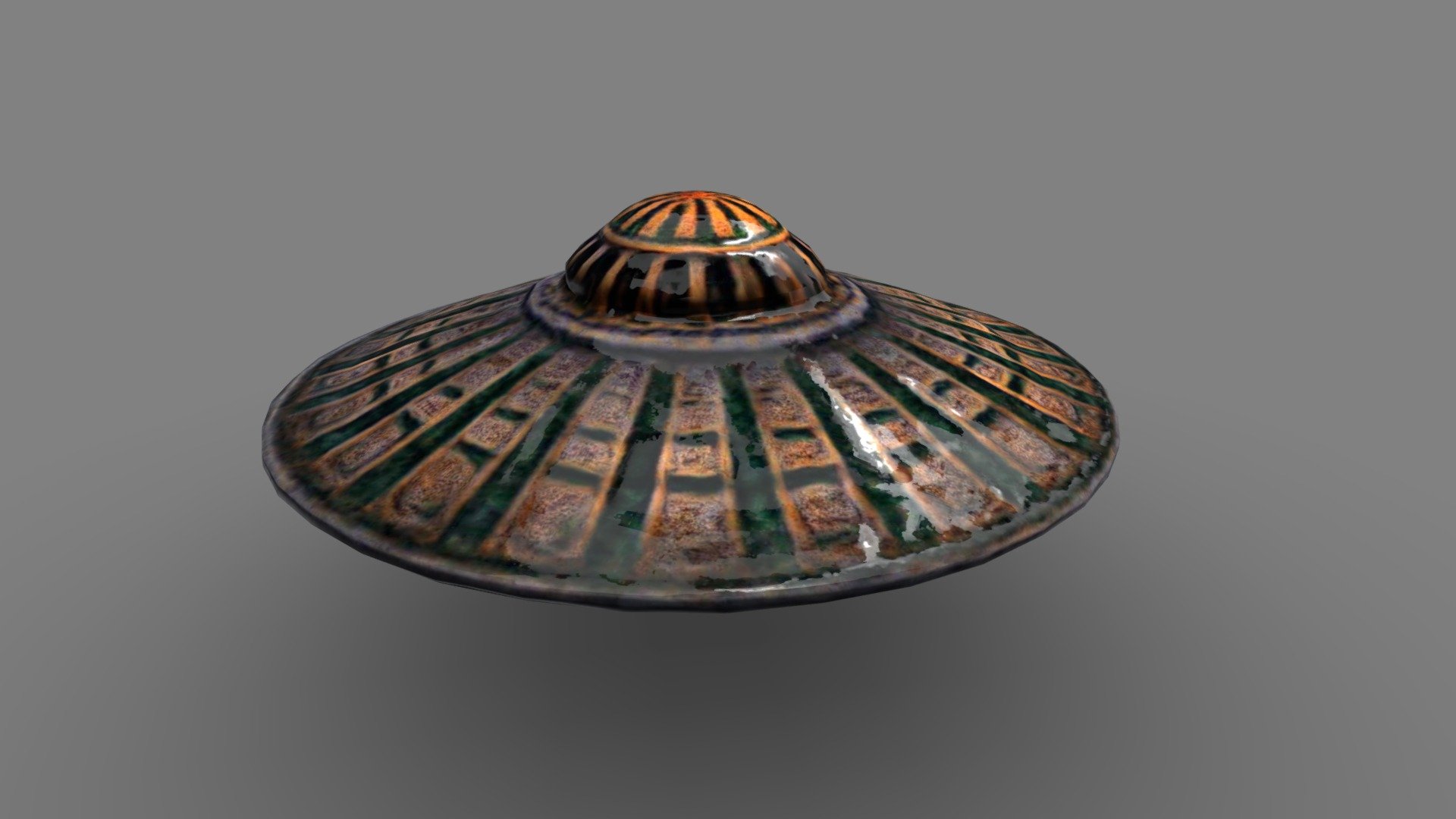 ancient roman ufo vimana flying saucer - Buy Royalty Free 3D model by ...