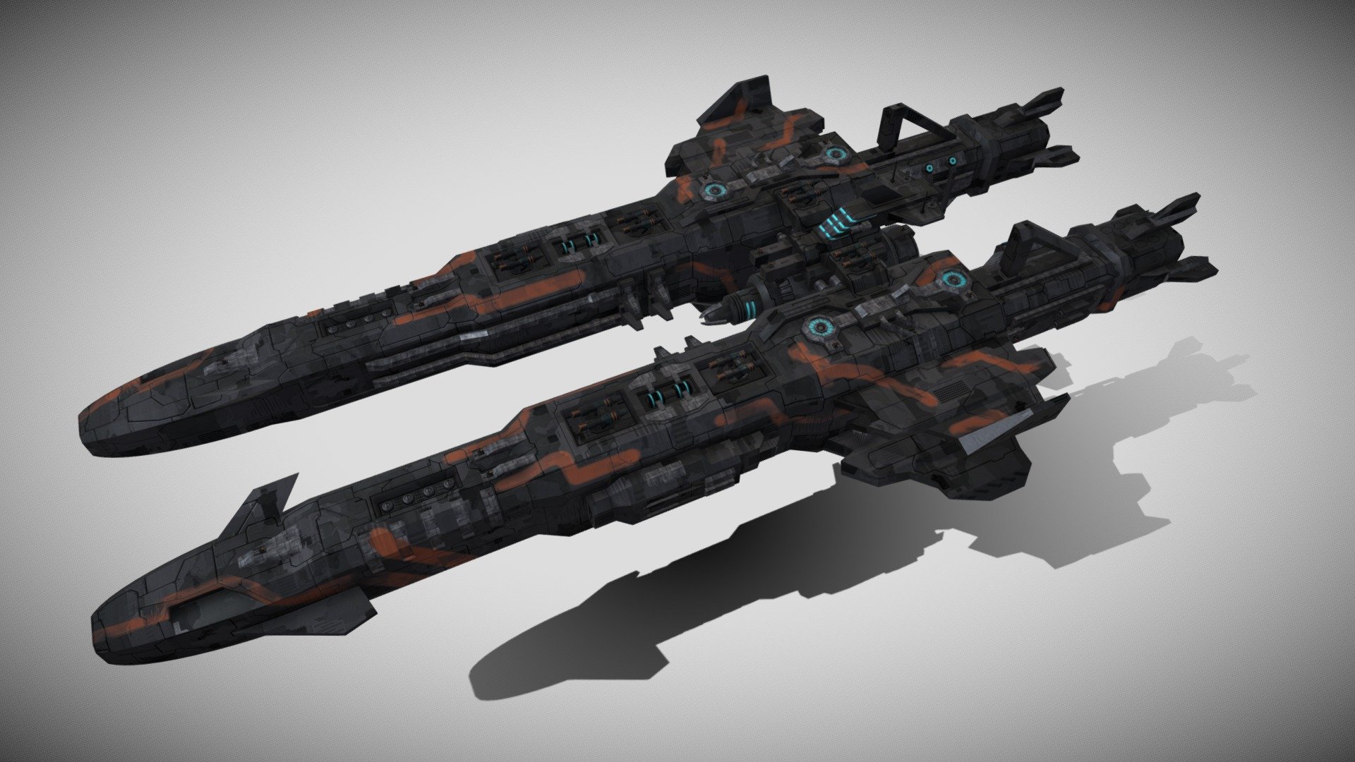 Space Assault Carrier - 3D model by Jakub.Vildomec [b91520e] - Sketchfab