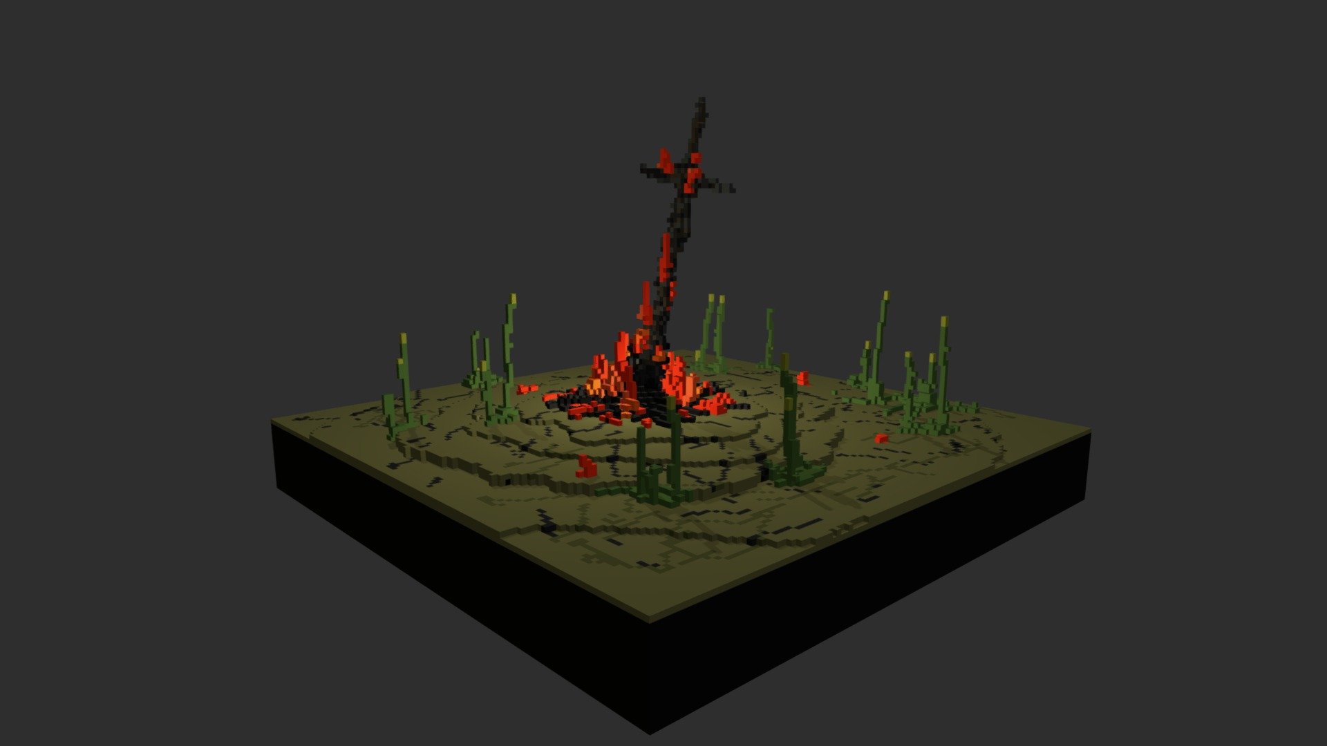The Fire Fades - 3D model by thibautpansard [b915dce] - Sketchfab