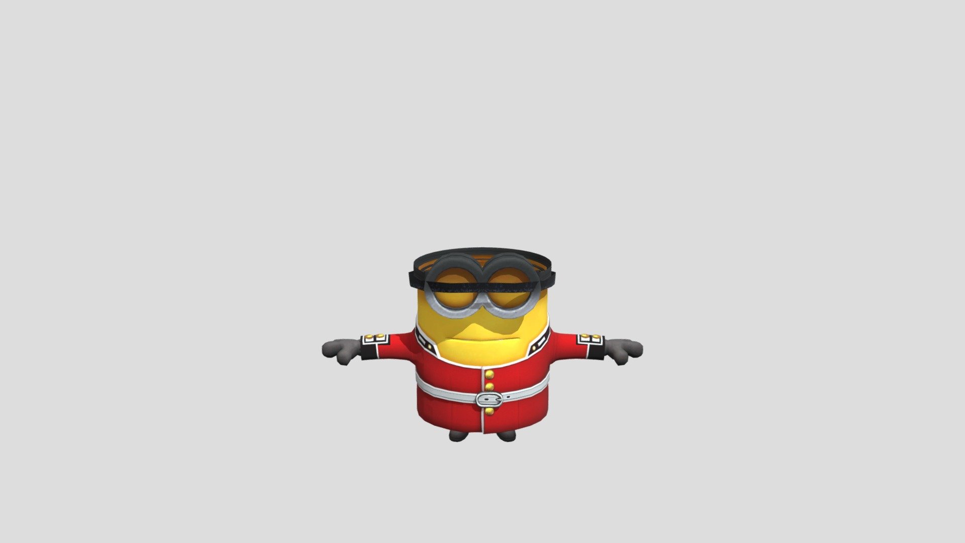 (GLITCHED HAT) Minion Rush - King's Guard - Download Free 3D model by ...
