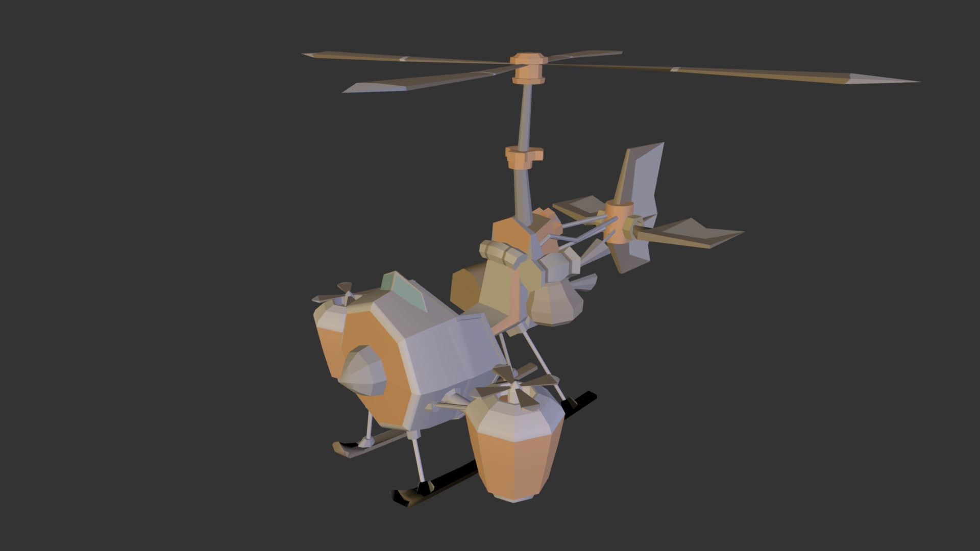 Flying Machine - 3D model by Becky Snell (@BjTrammel) [b9174cd] - Sketchfab