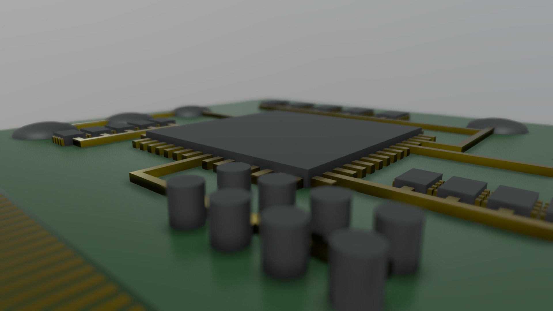 Circuit Board (Free Download) - Download Free 3D model by Flikd Design ...