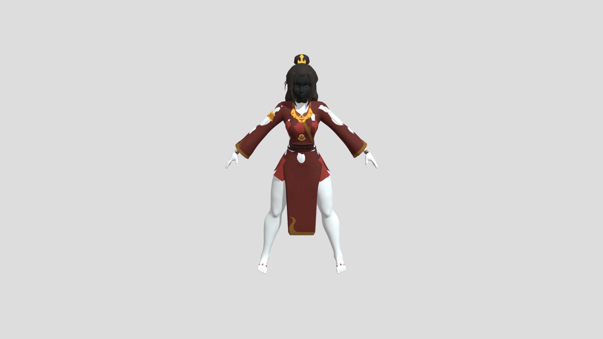 Avatar azula for fbx by animanpower dincjfi - Download Free 3D model by ...