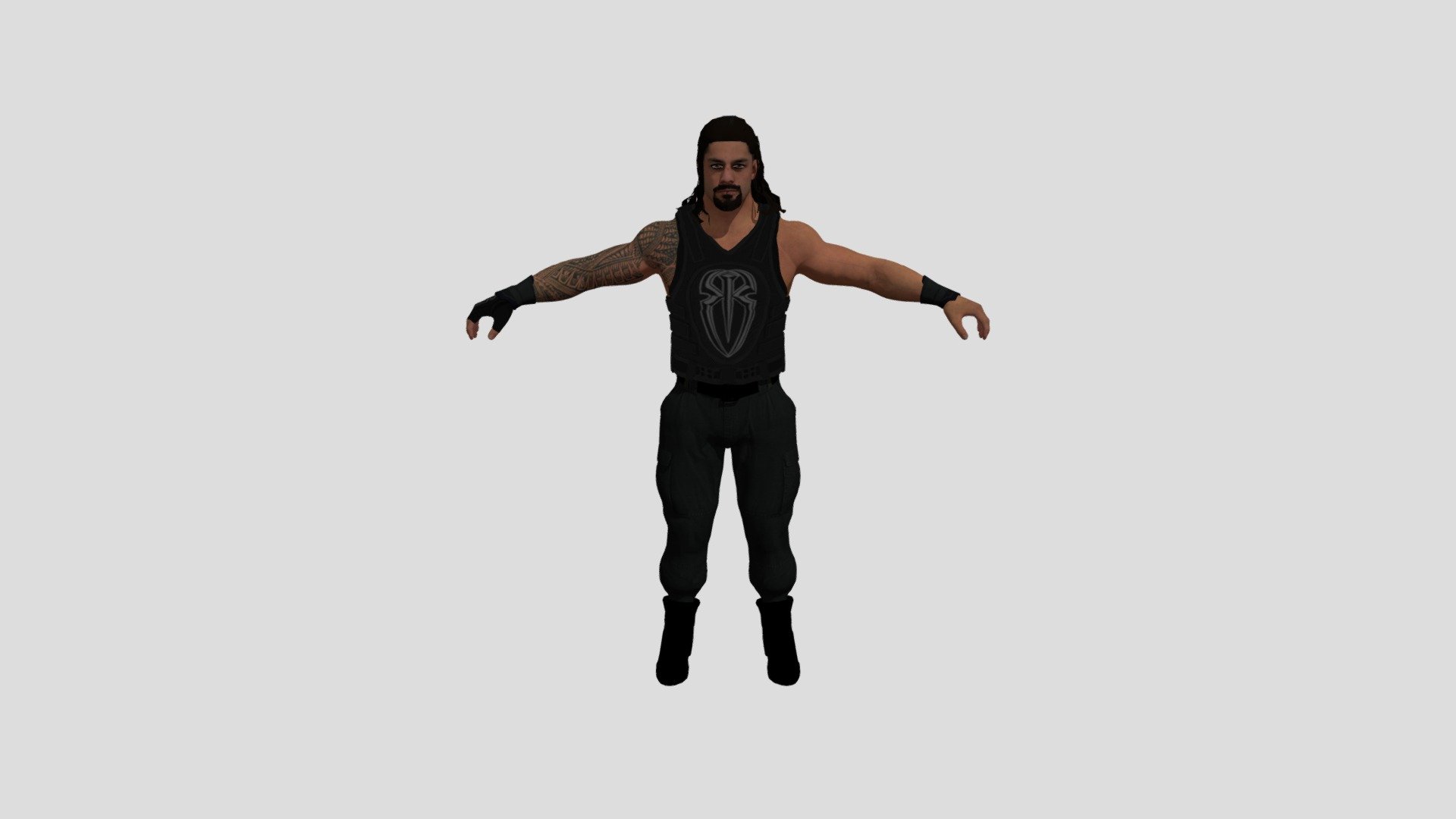wwe roman reis thes wwe 2k17 - Download Free 3D model by dallas ...