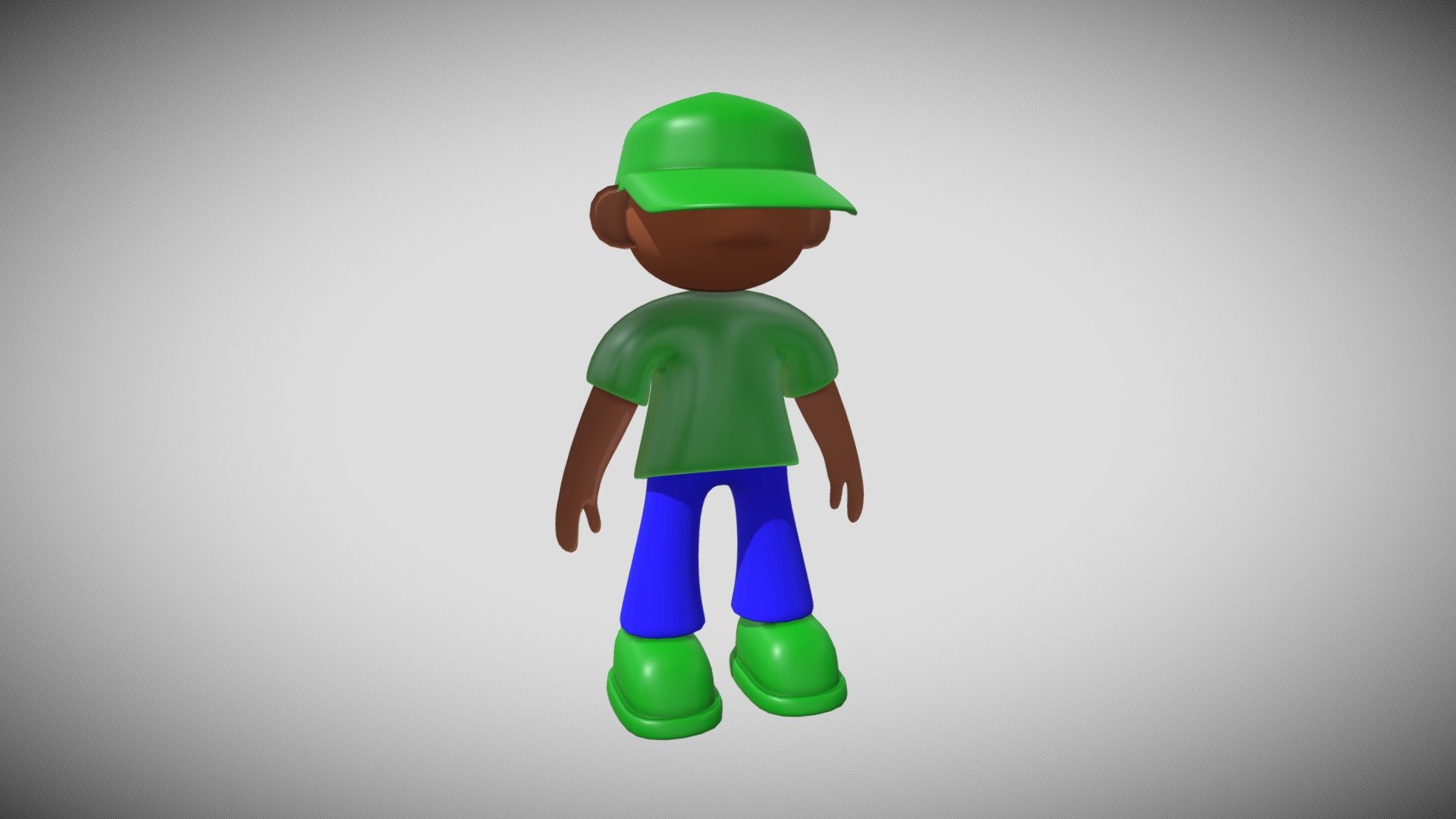 Skater cartoon character - Download Free 3D model by joshuagoldenburgh ...