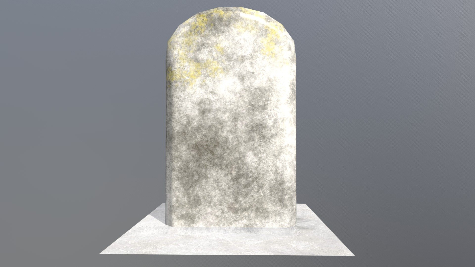 Simple Gravestone - 3D model by EmuCat [b91aa19] - Sketchfab