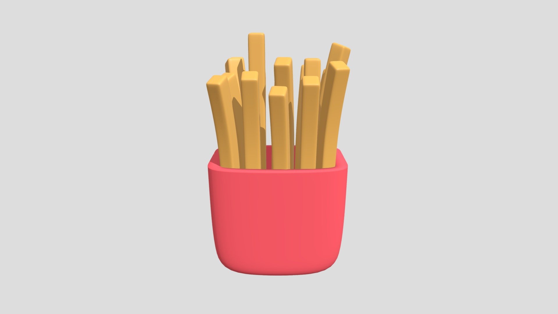 French Fries - Download Free 3D model by Akinremi [b91e0c3] - Sketchfab