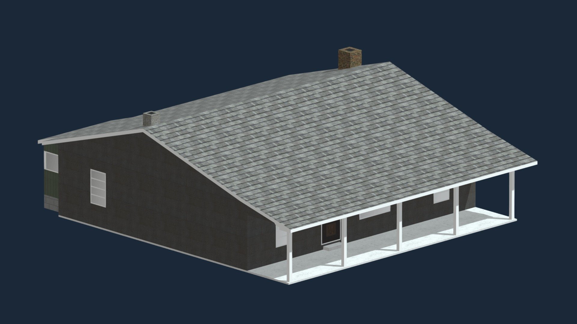 Byer's House - Download Free 3D model by Sea Land Air (@sealandair ...