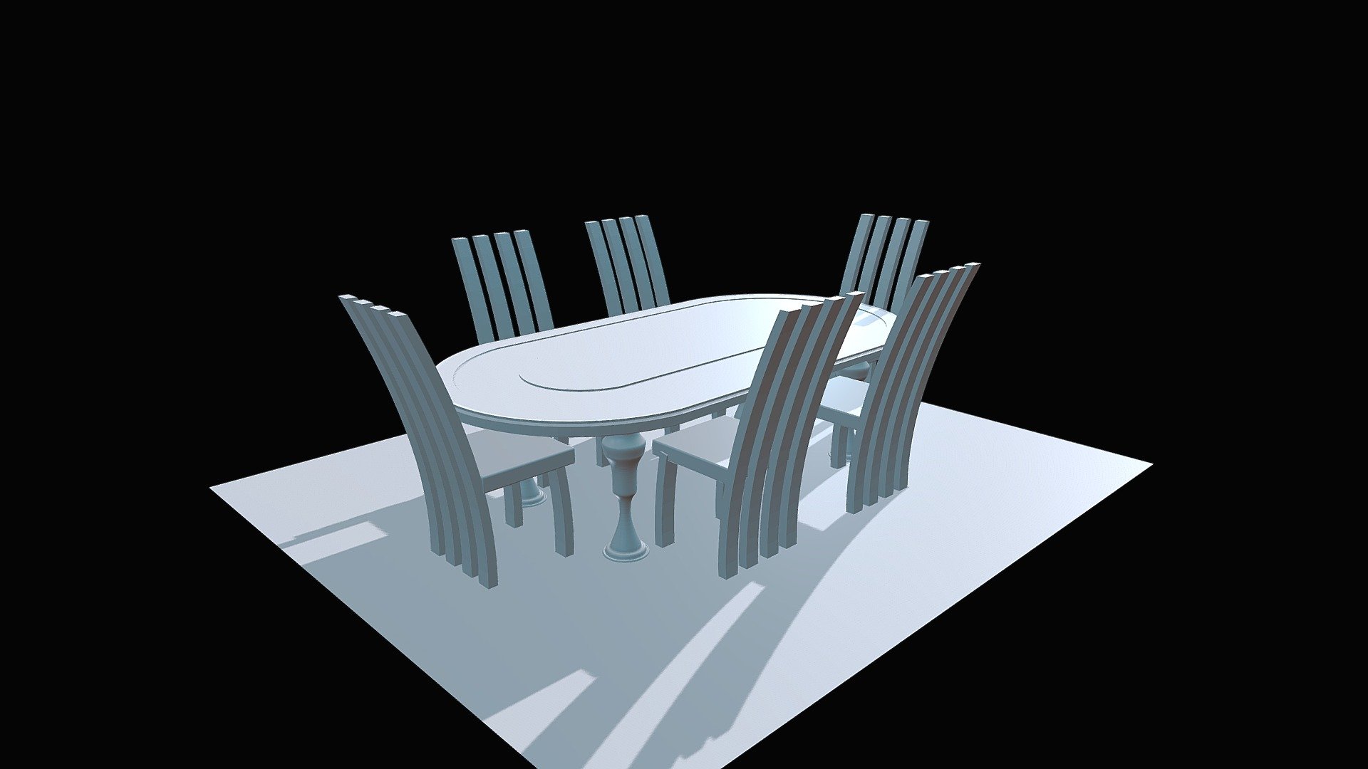 DINING TABLE - 3D model by Noel Esperanza (@noeldesigns) [b91feab ...