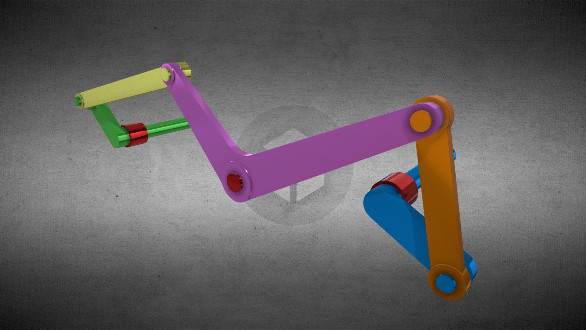 Linkage Train Drive Mechanism - Download Free 3D model by trinityscsp ...