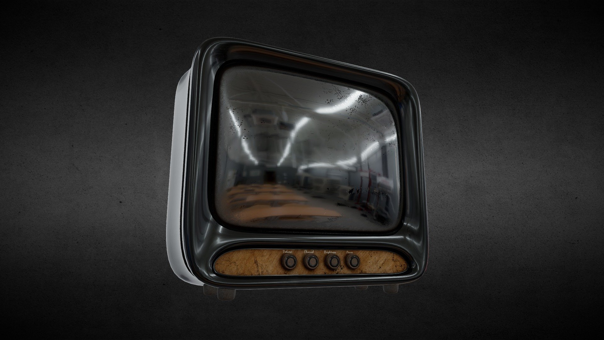 Old Vintage TV - Download Free 3D model by dylanheyes [b921d9b] - Sketchfab