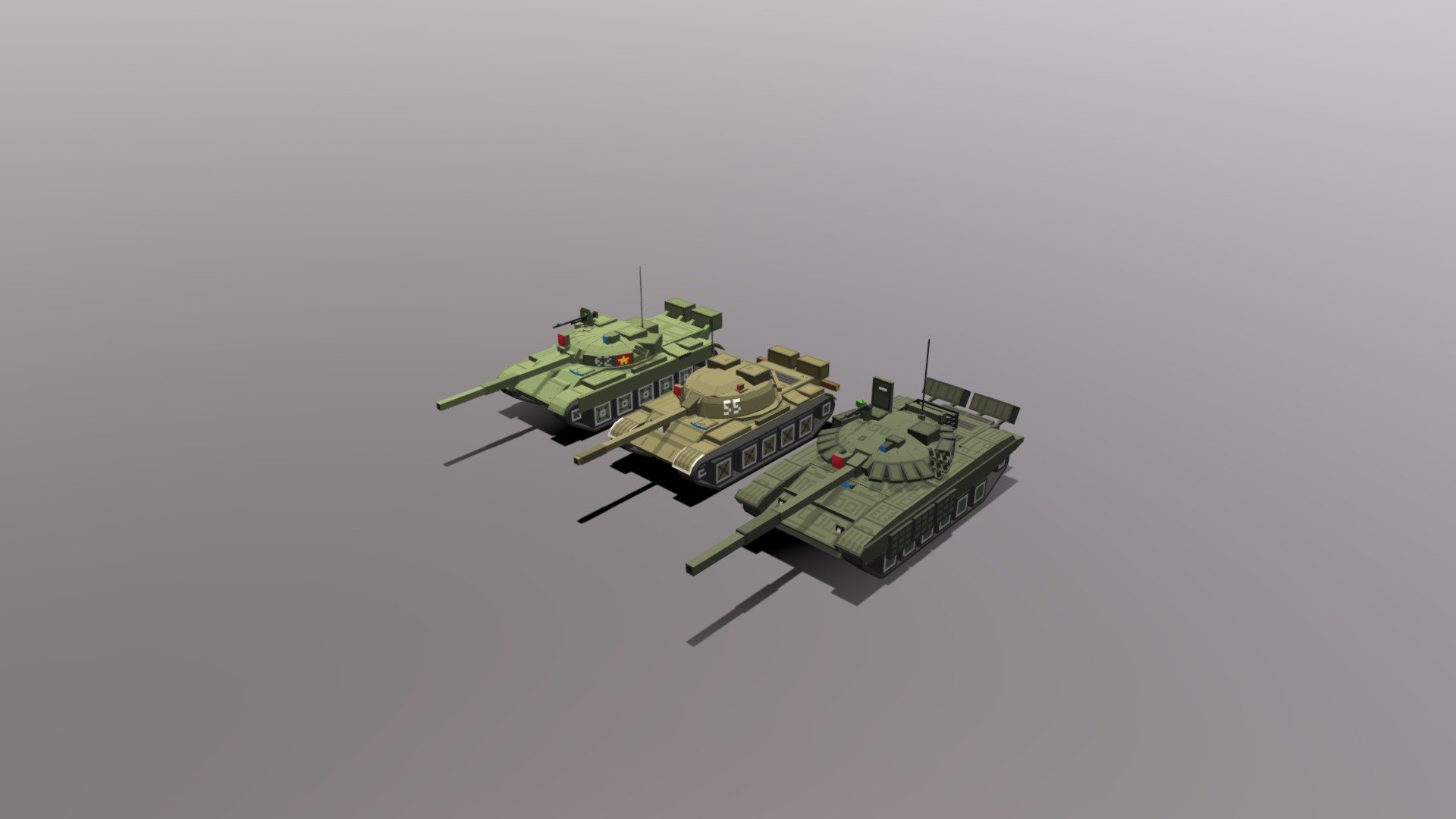 Minecraft Soviet Tanks - 3D model by CreatorCrafter321 [b925520 ...