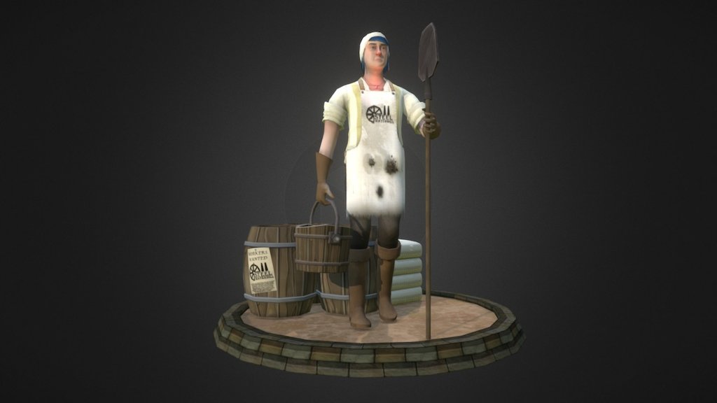 Character Project: Medieval Baker - 3D model by Callum Steel ...
