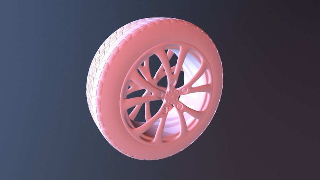 Wheel - 3D model by himerical [b9272ce] - Sketchfab