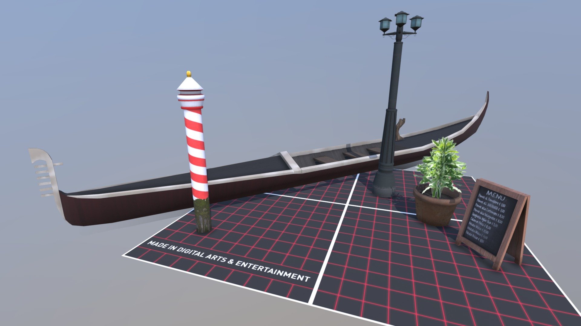 5 Props Venice - 3D model by simon.verrelst [b9278b6] - Sketchfab