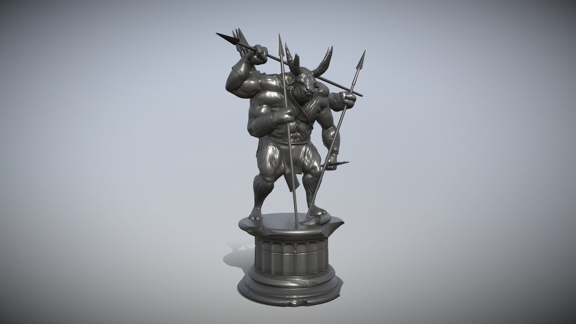 Minotaur (rook chess figure) - 3D model by Tomáš Matějka (@BrS71 ...
