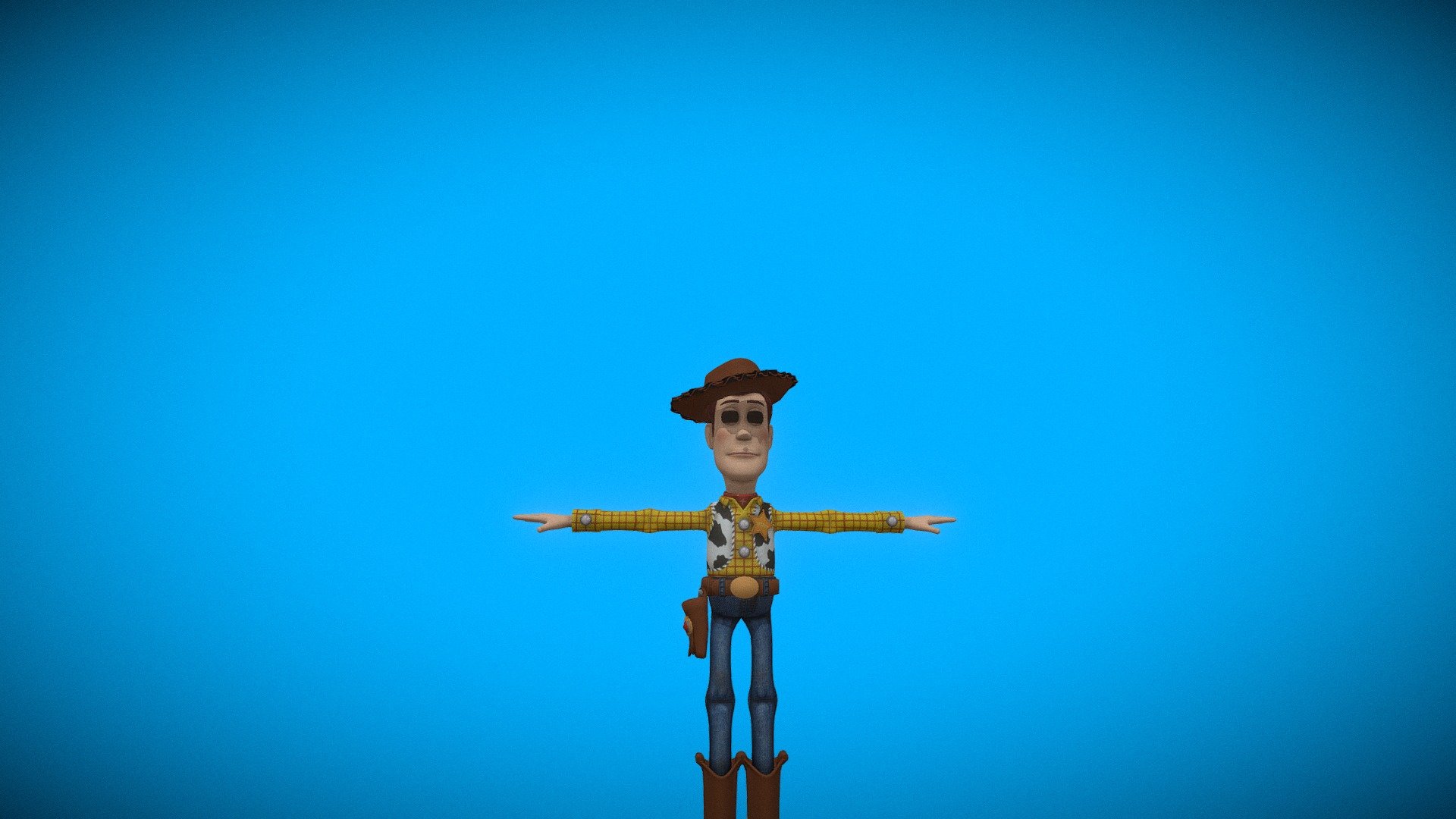 Wii - Toy Story 3 - Woody High- Poly - Download Free 3D model by ...
