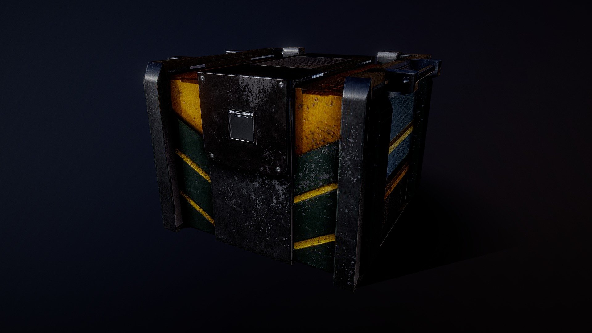 Military Treasure Box - 3D model by Paola Antunes (@8278) [b92b43f ...
