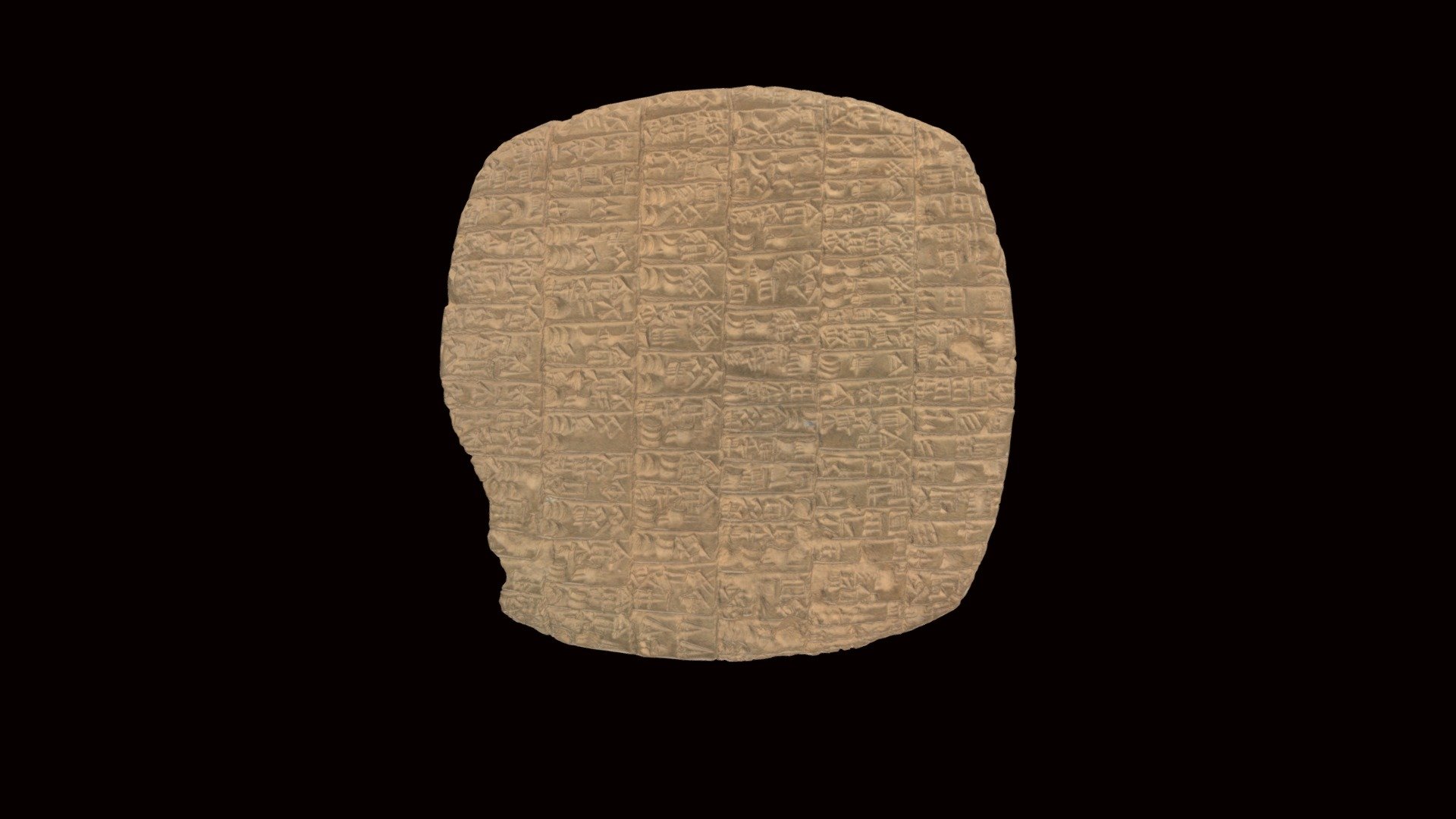 Cuneiform Tablet HMANE1904.6.7 - 3D model by Harvard Museum of the ...