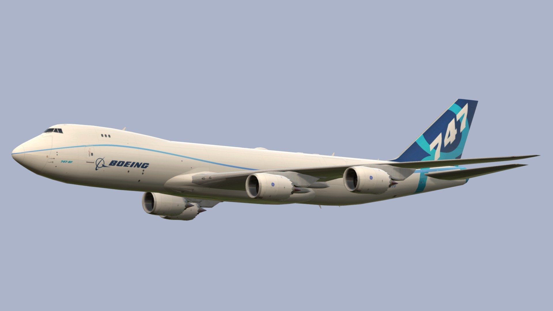 Boeing 747-8F - Download Free 3D model by OUTPISTON [b92f966] - Sketchfab