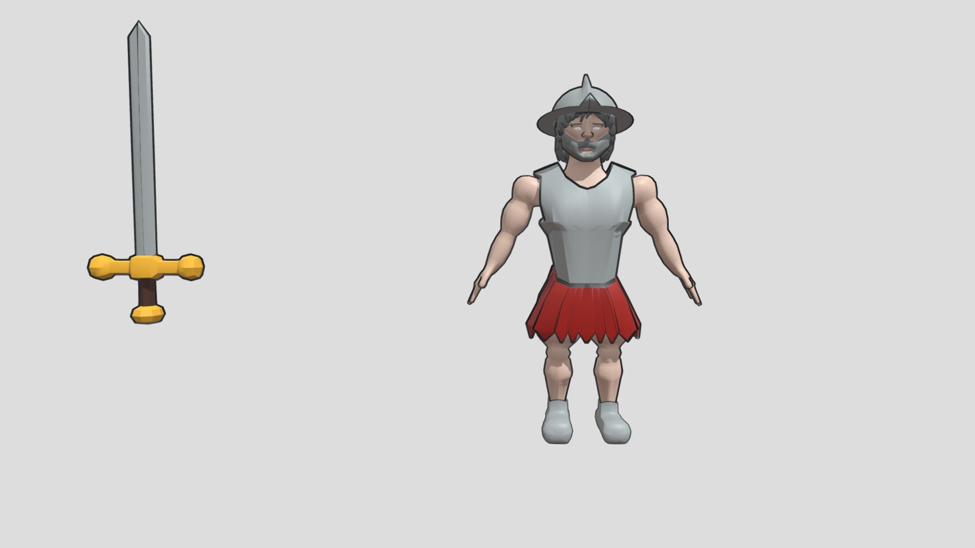 Roman Soldier - 3D model by natanaellunac [b930f7c] - Sketchfab