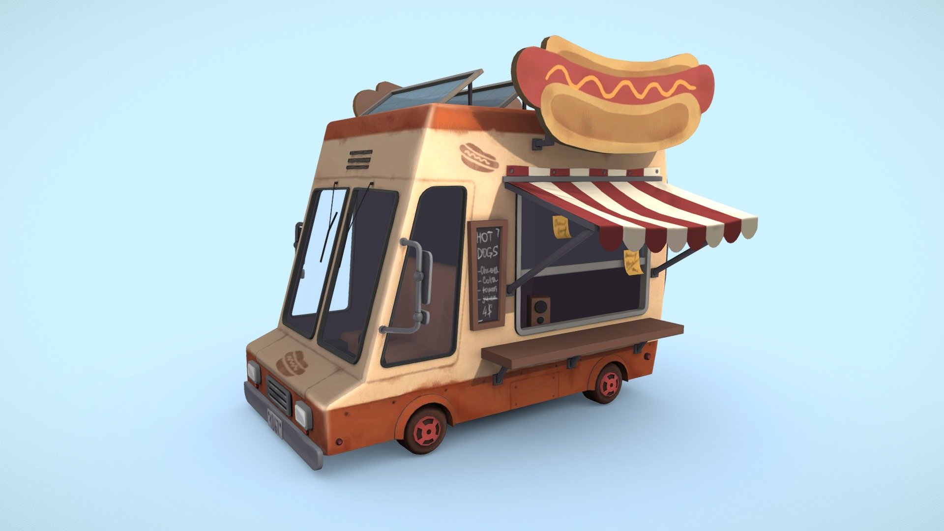 Food Truck 3D Model By Marina Markova marinkaa b931597 Sketchfab