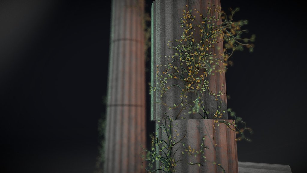 Greek Pillar - 3D model by SundramN [b93255a] - Sketchfab