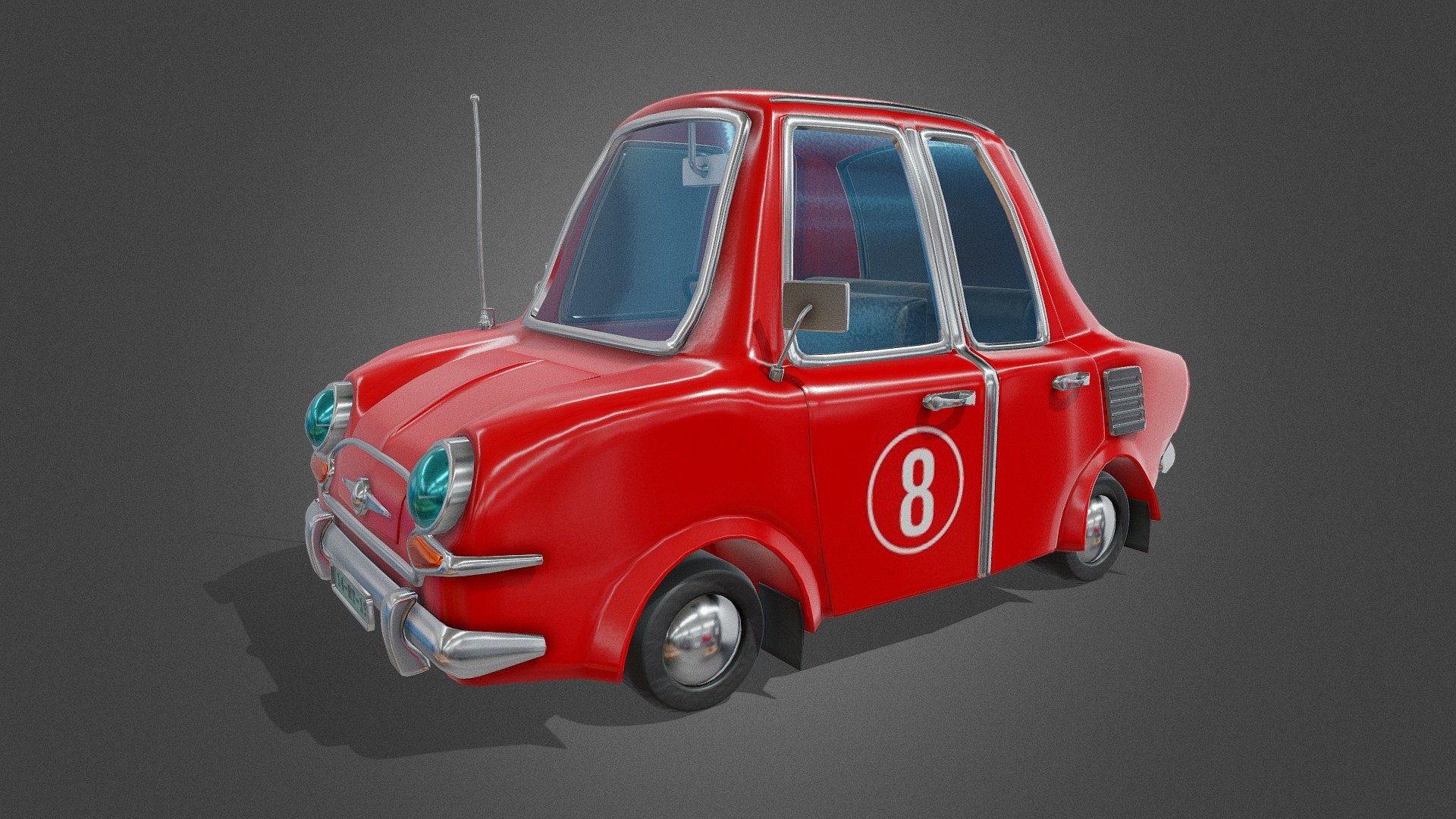 Cartoon Car - Tutorial Included - Buy Royalty Free 3D model by ninashaw ...