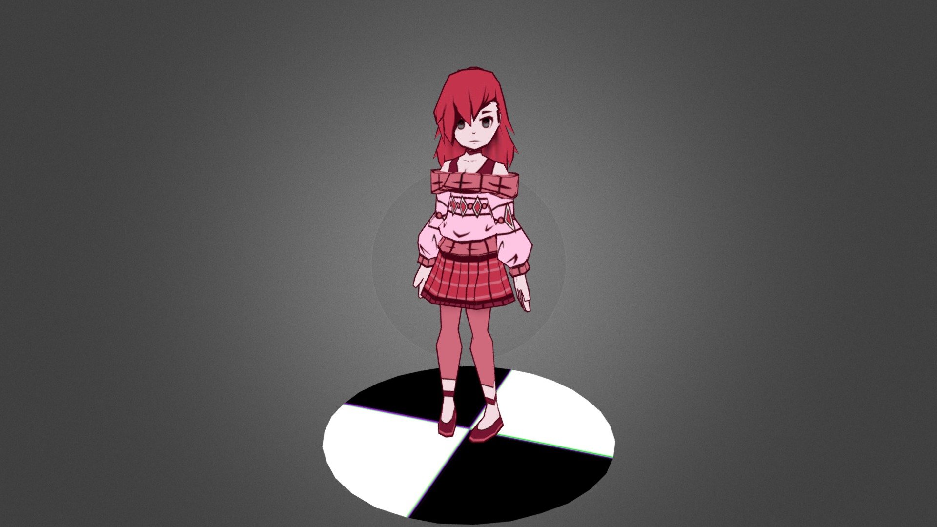 She stares at your soul - 3D model by osiris_apis [b9340c1] - Sketchfab