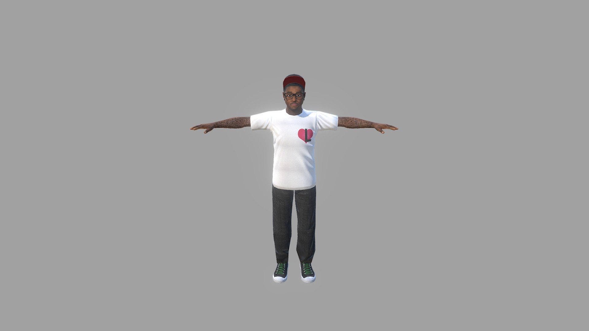 Black Urban Guy - 3D model by Spuke Animation (@spukeanimation ...