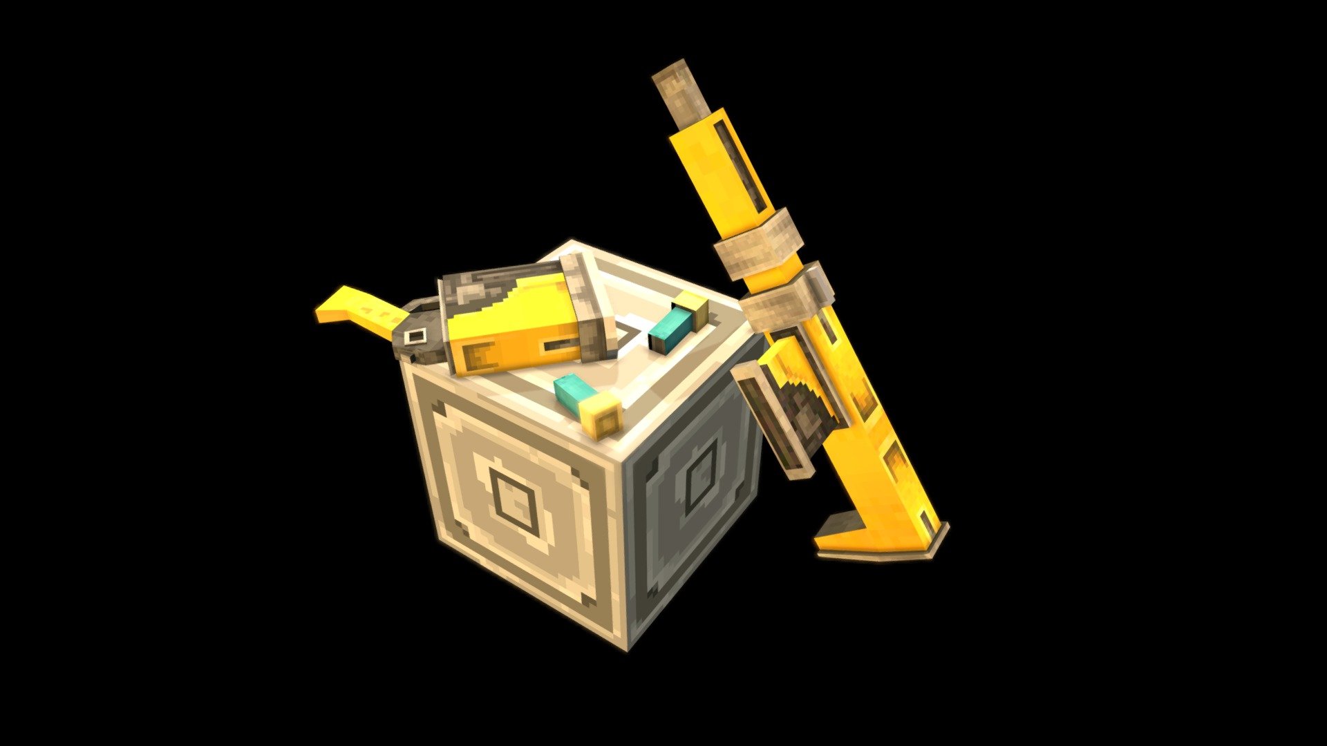 Pixel Guns and Bullets - 3D model by Angus Jewkes (@angusjewkes ...