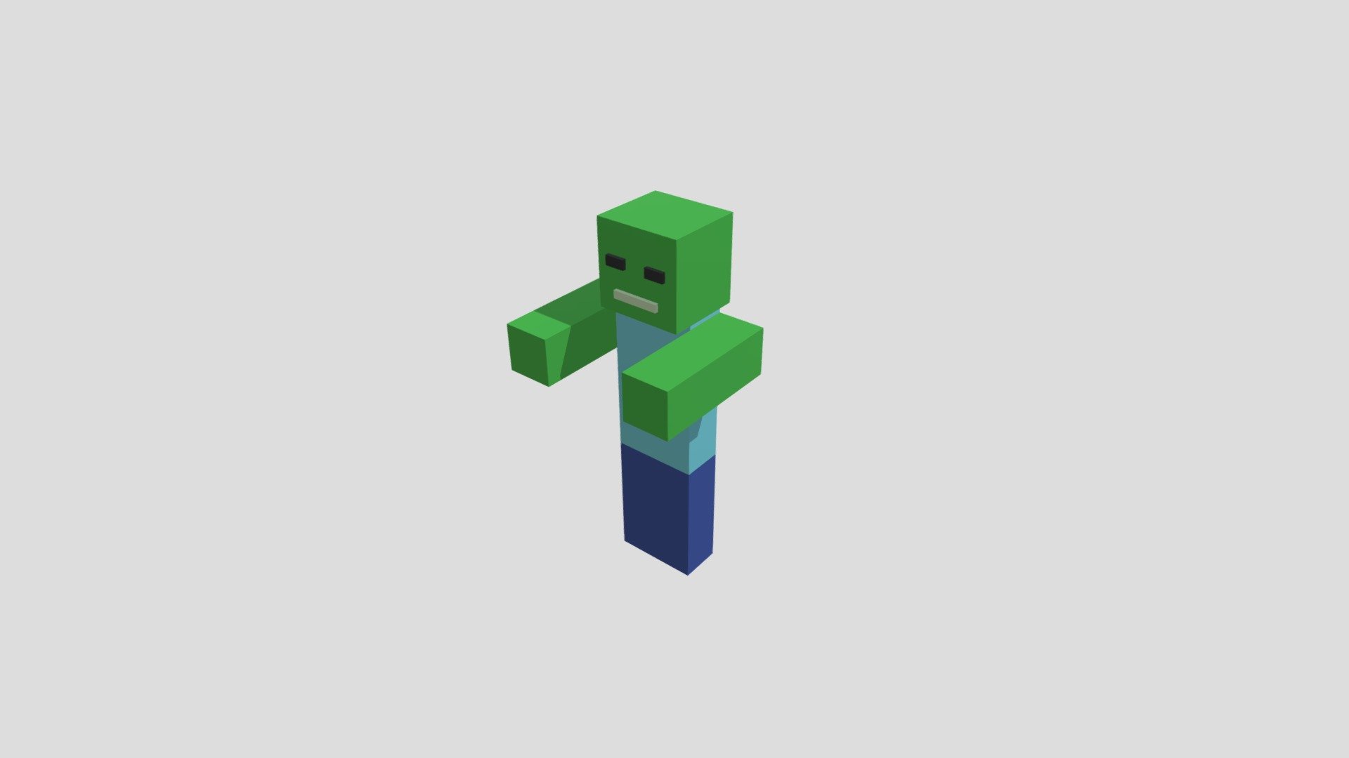 Minecraft Zombie - Download Free 3D model by Jadonz3dStuff ...