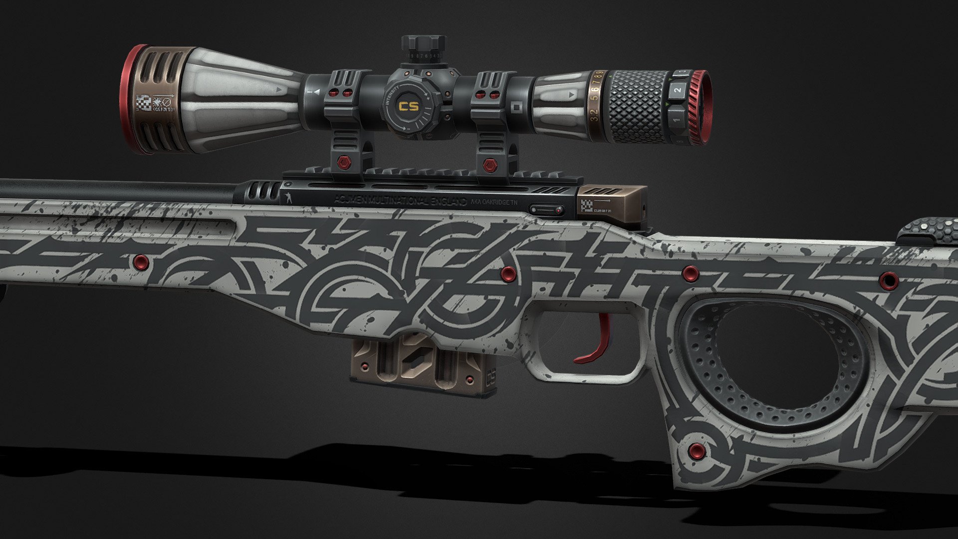 AWP | HANDWRITTEN v2 - 3D model by cursorYX [b9387f7] - Sketchfab