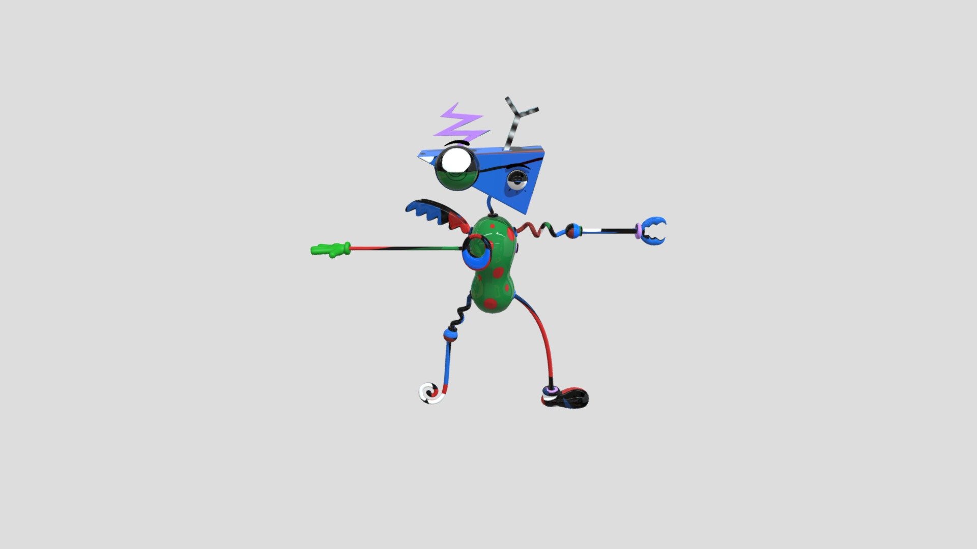Zane (Male Zooble) fan-made by AutisicArtist53 - Download Free 3D model ...