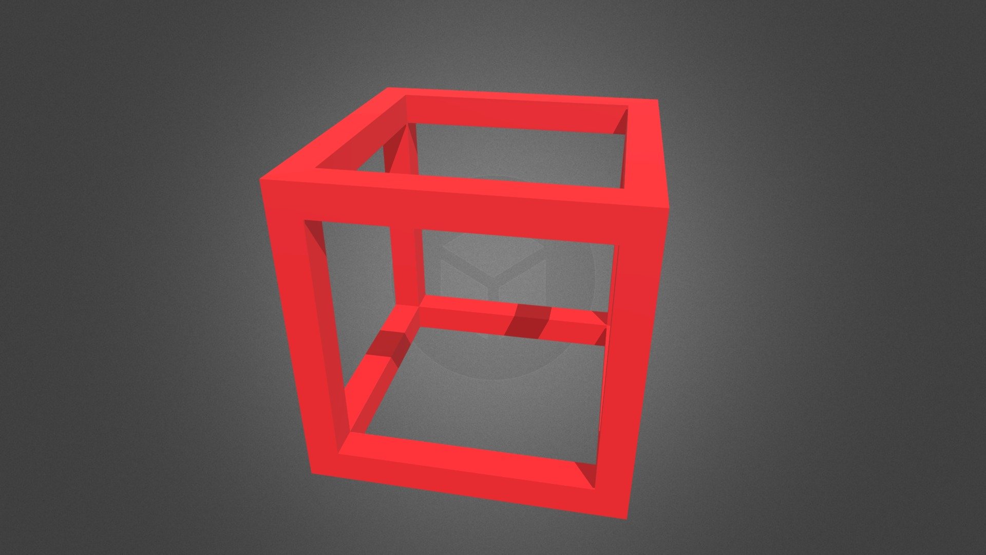 Square-section Box Frame - 3D model by fasteng [b93c8ce] - Sketchfab