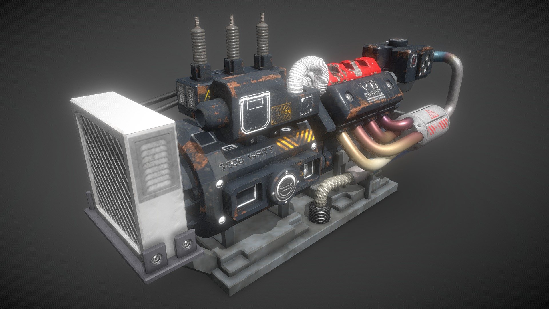 HQ PBR Generator - 3D model by Vaportrash [b93d21f] - Sketchfab