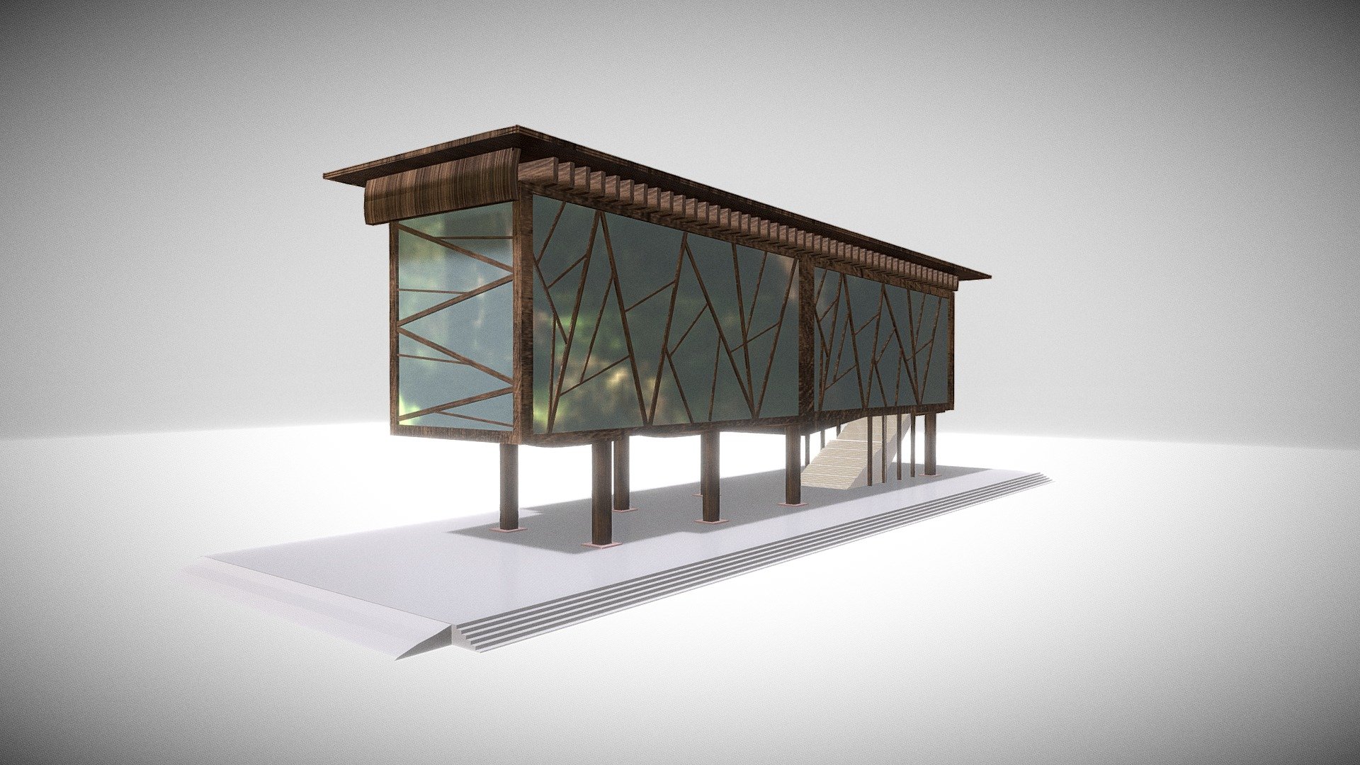 Architectural Model - Download Free 3D model by Hithesh.1334 [b93d33f ...