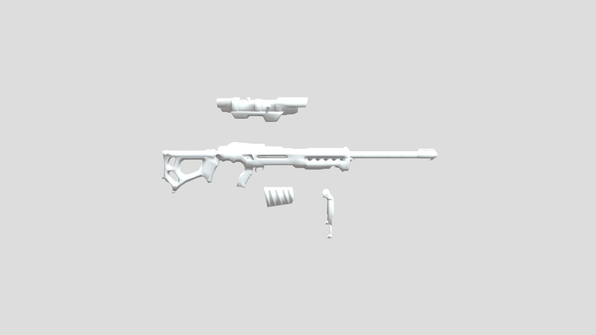 Gun - Download Free 3D model by Rehan (@rehanlakhani102) [b93d598 ...