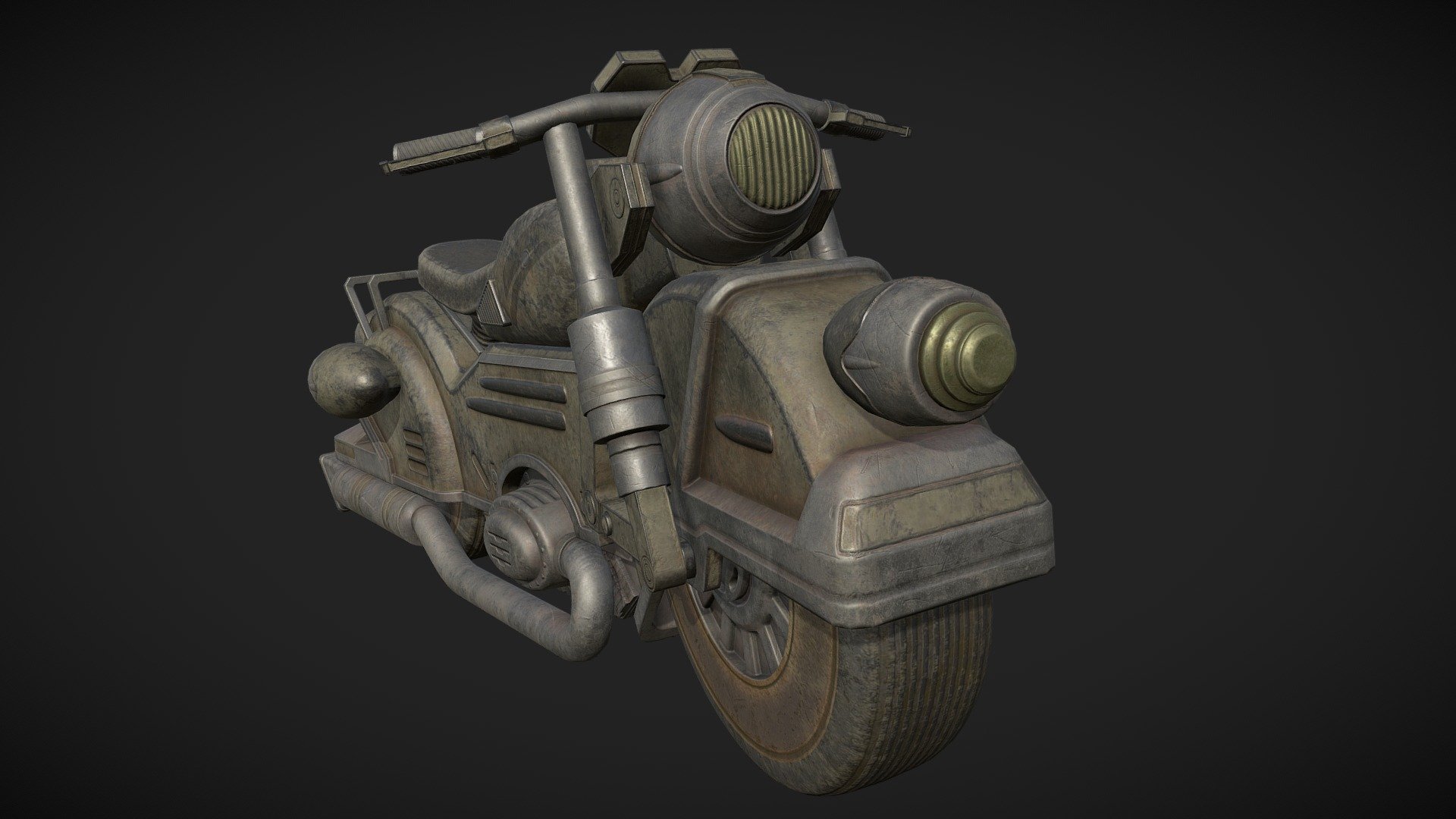 Motorcycle Fallout - Download Free 3D model by Andrei Milin ...