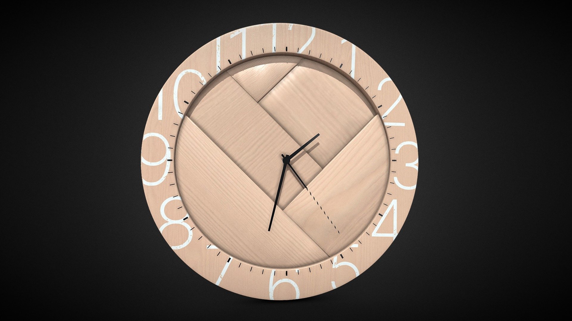 Simple Clock - Download Free 3D model by Johannes (@johha) [b93ecc6 ...