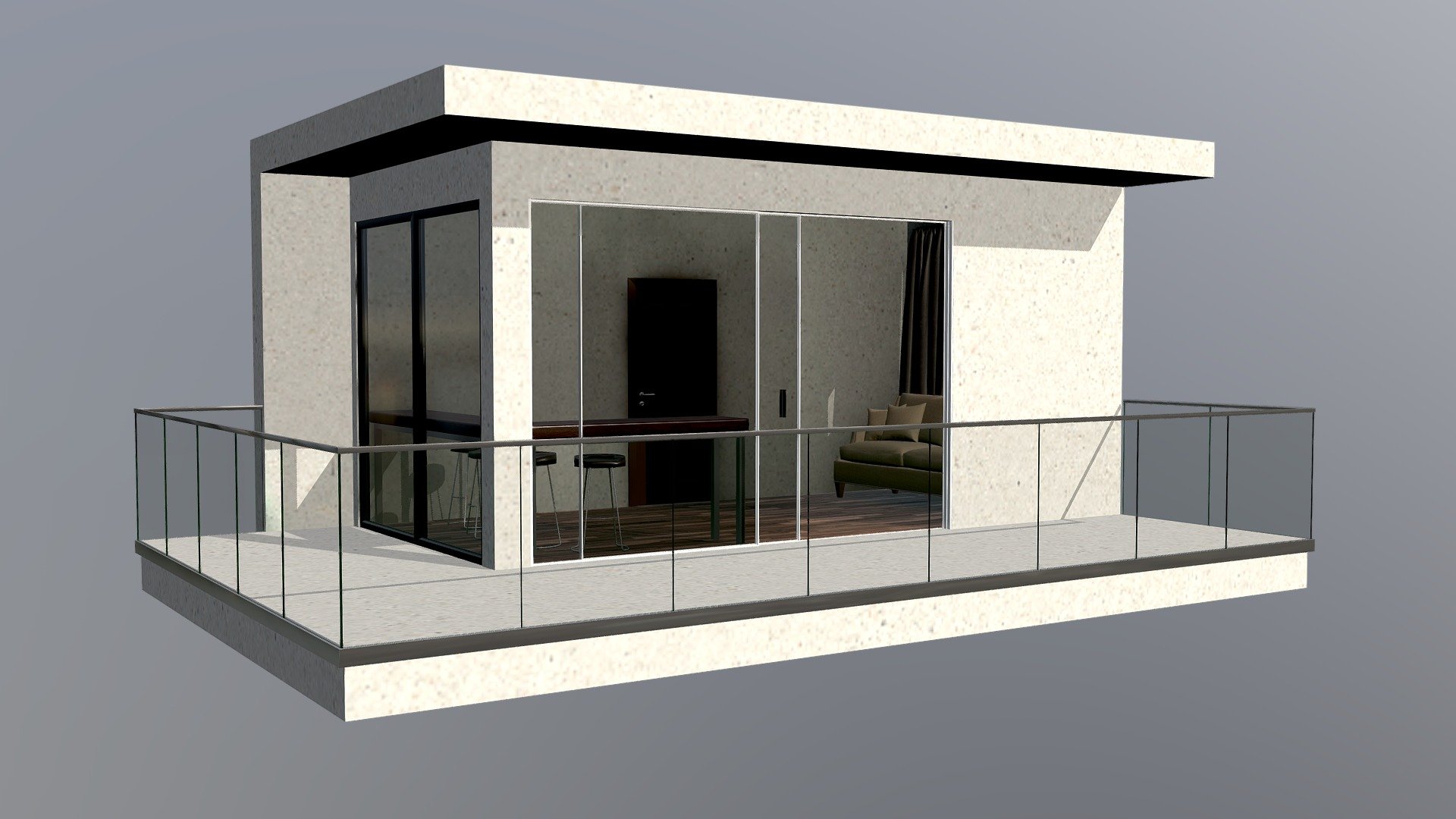Glass Railings 2 - 3D model by PacificGlassConcepts [b93f399] - Sketchfab