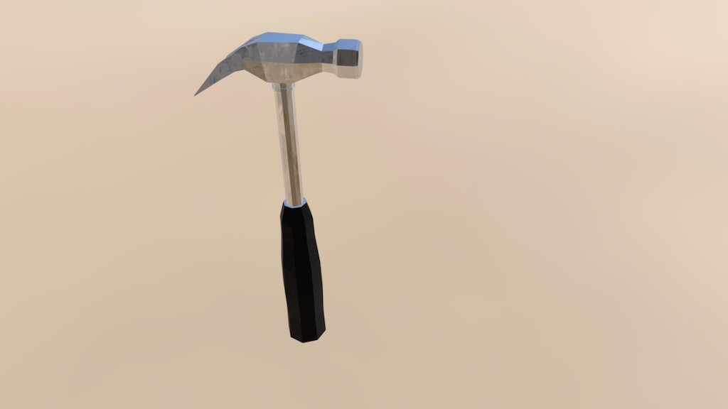 Hammer Low Poly - 3D model by attila16 [b9404fa] - Sketchfab